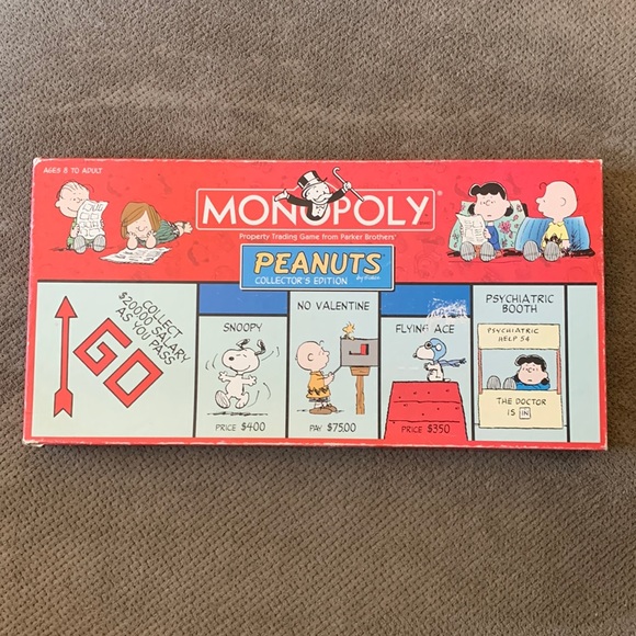 Parker Brothers | Games | 202 Monopoly Peanuts Collectors Edition By ...